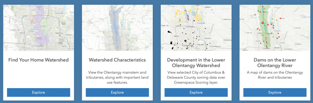Interactive Maps of Greenspace around Lower Olentangy Watershed ...